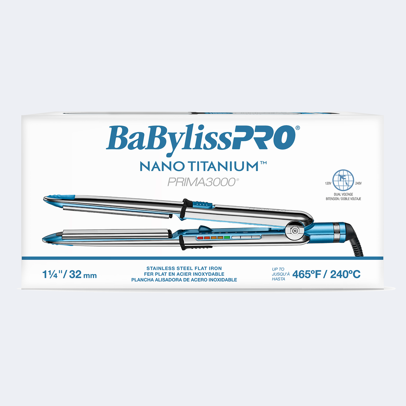 Nano Titanium Prima3000 1¼" Ionic Styling Iron| BaBylissPRO
