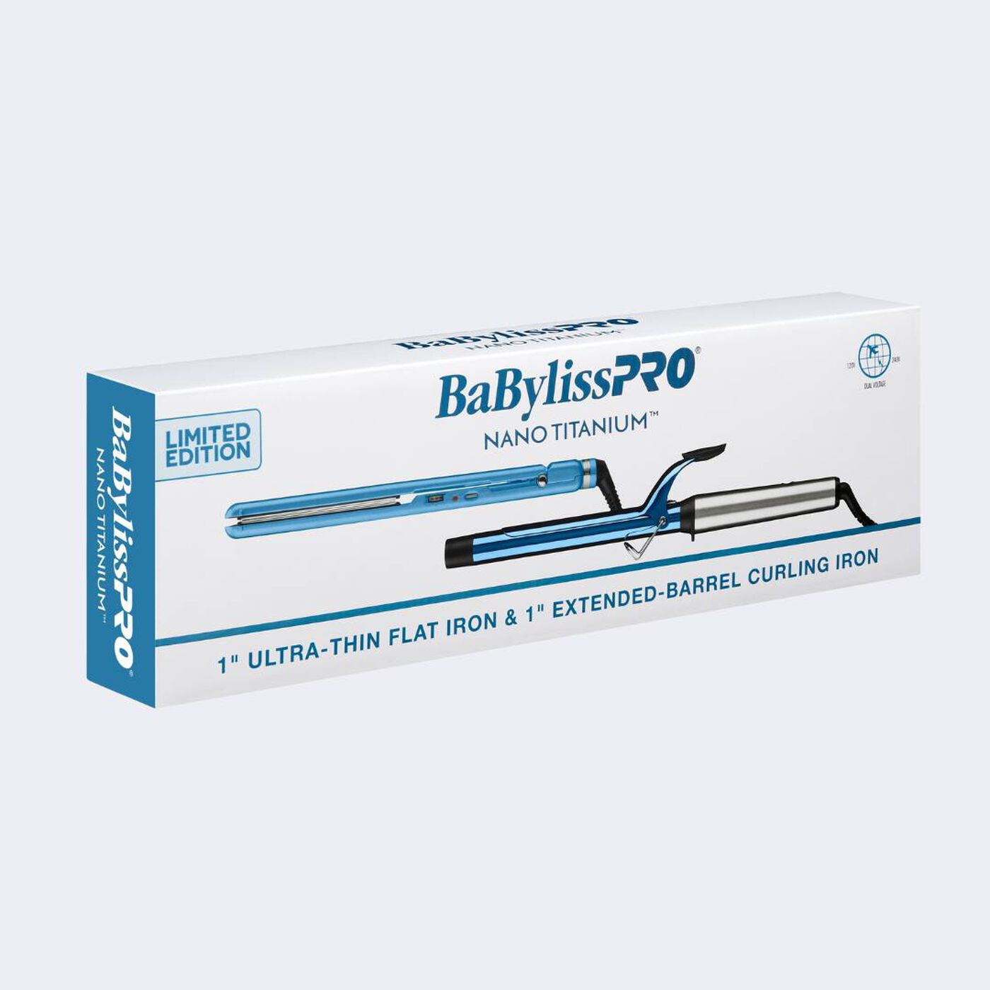 Nano Titanium 1" Curl & Flat Iron | Two Tools | BaBylissPRO