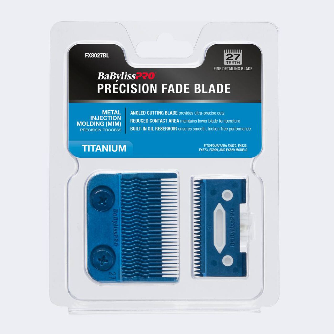 Blue MIM Precision Fine Detailing Blade | BaBylissPRO